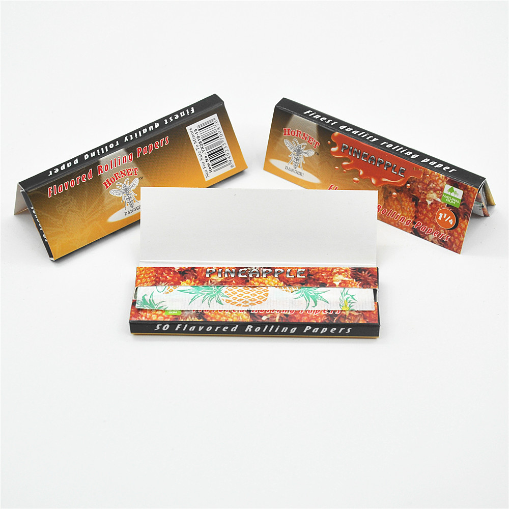 250 Leaves Fruit Flavored Smoking Cigarette Hemp Tobacco Rolling Paper ...